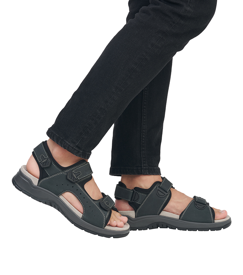 Casual Easy Fastening Trek Sandals - Rieker