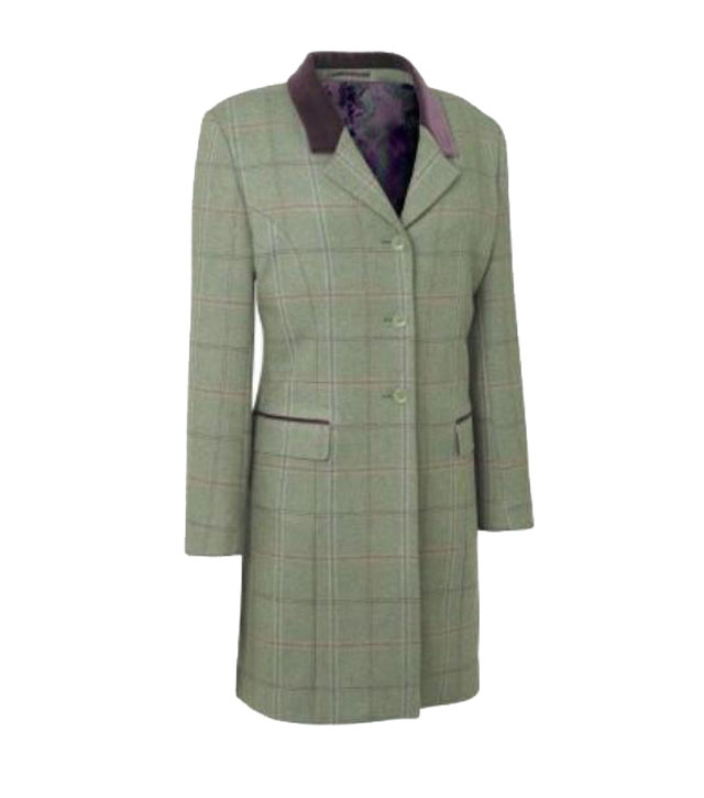 Compton Long Tweed Coat from Fife Country