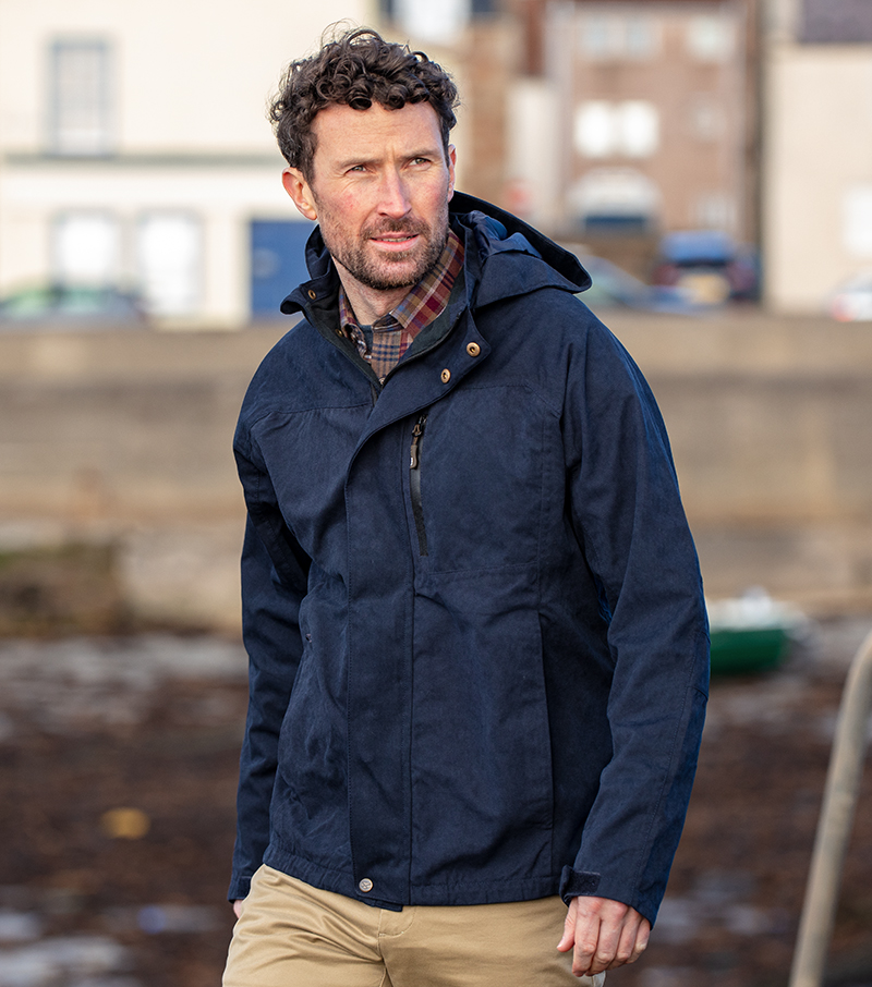 Mens Hooded Waterproof Jacket - Struther
