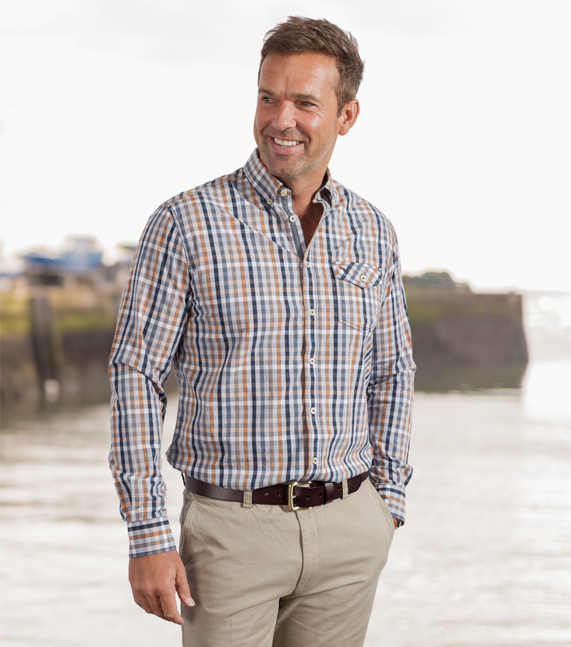 Eriskay Cotton Shirt by Fife Country