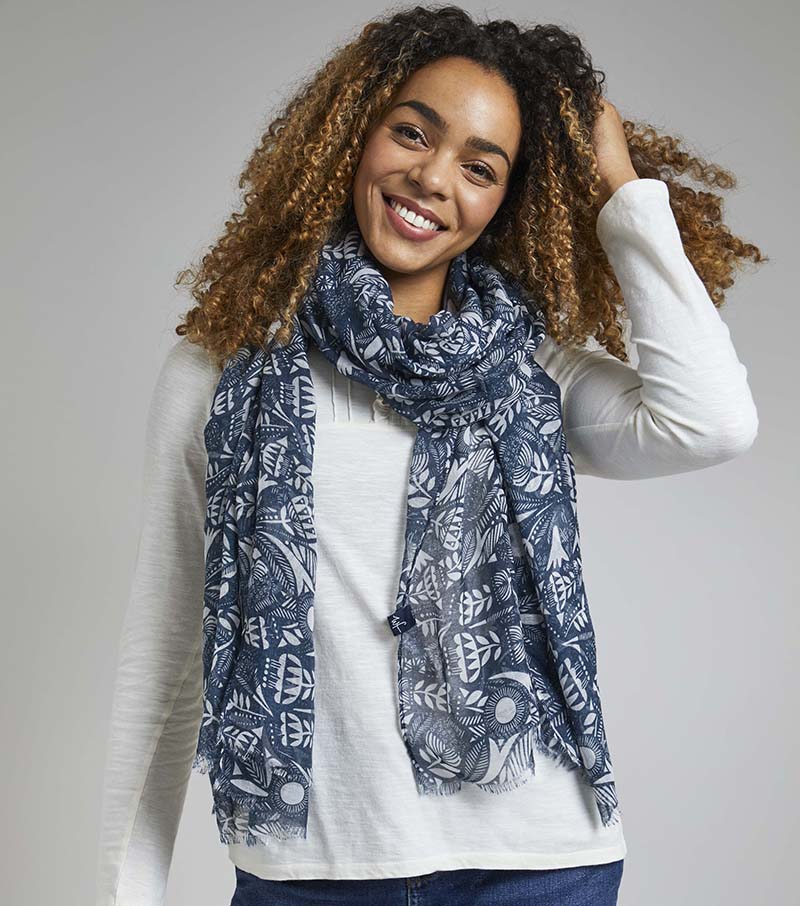 Alverton Print Scarf by Weird Fish