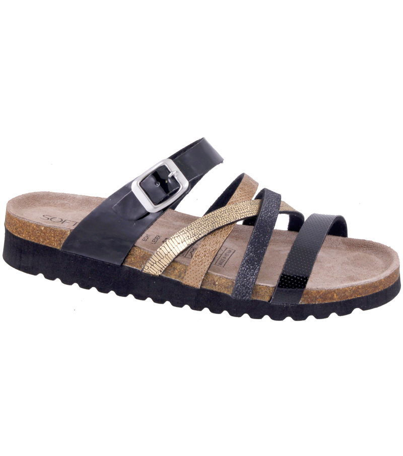 Multi Strap Sandal by supersoft